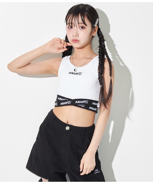 ANAP GiRL（アナップガール）の「R+Sクロスロゴゴムブラトップ（タンクトップ）」 - WEAR