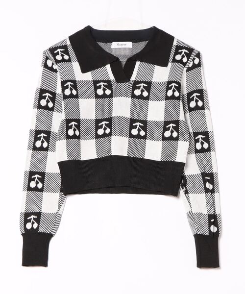 Mayree（メイリー）の「【Mayree】チェリーさくらんぼニットトップス（ニット/セーター）」 - WEAR