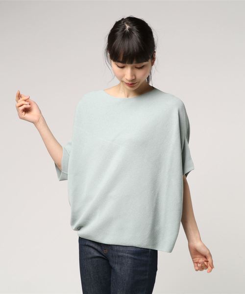 Pao de lo（パオデロ）の「ペーパーヤーン アシンメトリーニット（ニット/セーター）」 - WEAR