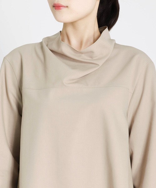 DRESSLAVE（ドレスレイブ）の「high twist cotton bottleneck blouse (ハイネックブラウス)（シャツ ...