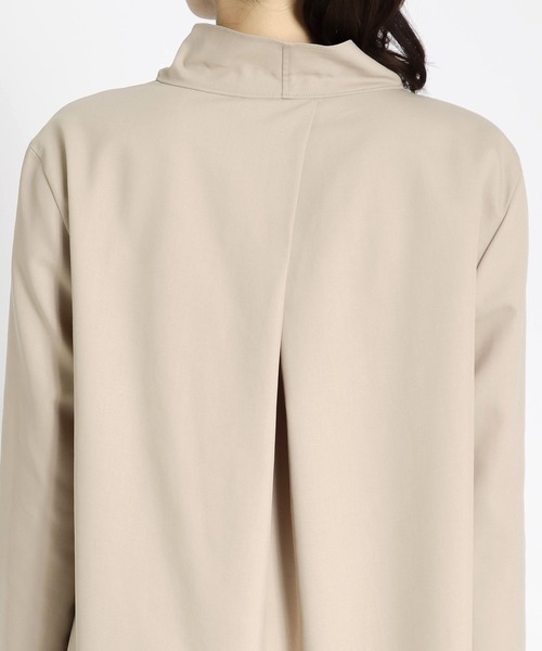 DRESSLAVE（ドレスレイブ）の「high twist cotton bottleneck blouse (ハイネックブラウス)（シャツ ...