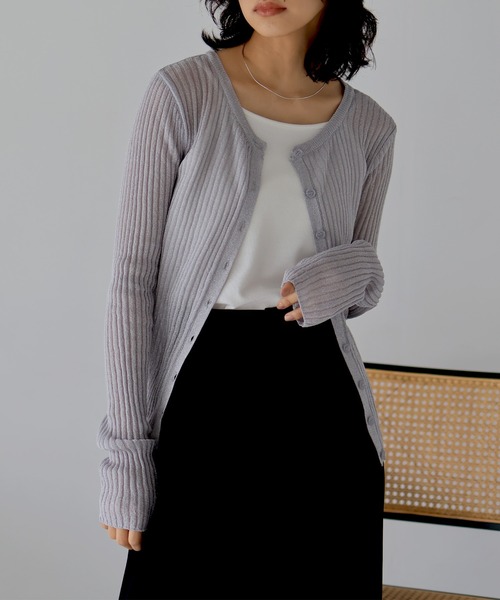 hellam（へラム）の「2WAY シアーカーディガン（カーディガン/ボレロ）」 - WEAR