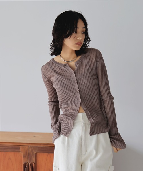 hellam（へラム）の「2WAY シアーカーディガン（カーディガン/ボレロ）」 - WEAR