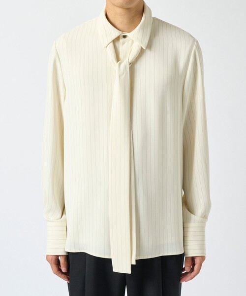 CULLNI（クルニ）の「Double Satin Bowtie Shirt（シャツ/ブラウス）」 - WEAR