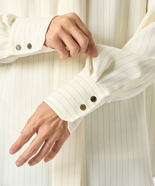 CULLNI（クルニ）の「Double Satin Bowtie Shirt（シャツ/ブラウス）」 - WEAR