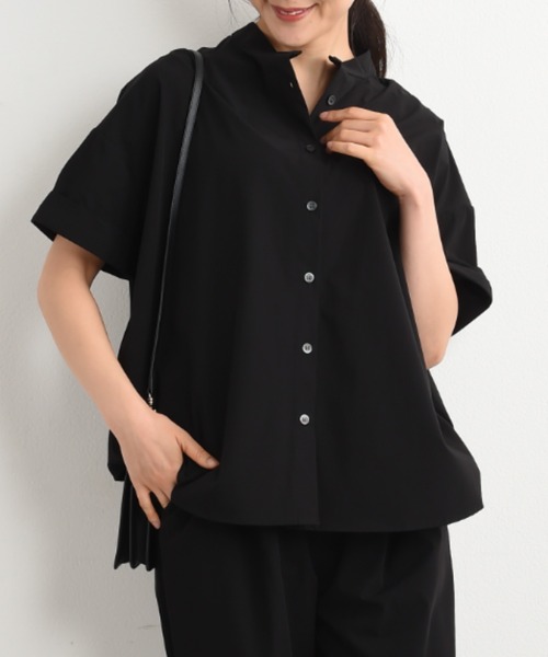 INTERPLANET（インタープラネット）の「【撥水・UV・接触冷感】前後2WAYバンドカラーシャツ（シャツ/ブラウス）」 - WEAR