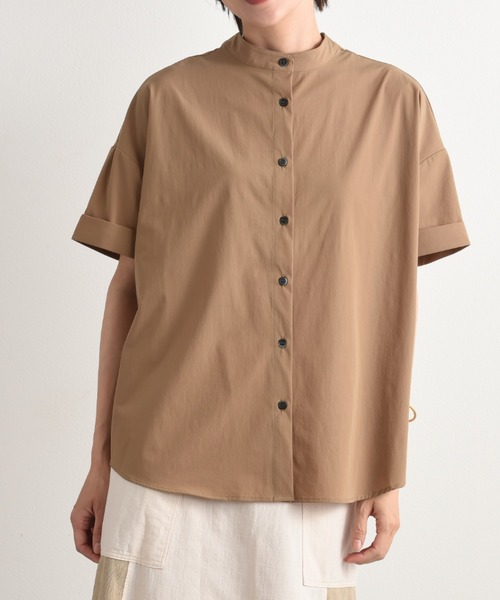 INTERPLANET（インタープラネット）の「【撥水・UV・接触冷感】前後2WAYバンドカラーシャツ（シャツ/ブラウス）」 - WEAR