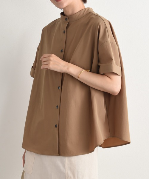 INTERPLANET（インタープラネット）の「【撥水・UV・接触冷感】前後2WAYバンドカラーシャツ（シャツ/ブラウス）」 - WEAR
