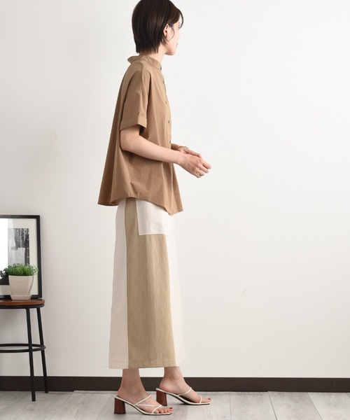 INTERPLANET（インタープラネット）の「【撥水・UV・接触冷感】前後2WAYバンドカラーシャツ（シャツ/ブラウス）」 - WEAR