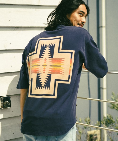 PENDLETON（ペンドルトン）の「【PENDLETON(ペンドルトン)】HALF SLEEVE BACK PRINT TEE（Tシャツ/カットソー）」 - WEAR