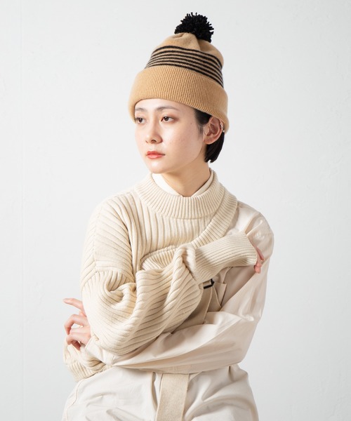 INDIETRO ASSOCIATION（インディエトロアソシエーション）の「Cashmere Knit Cap / カシミヤニットキャップ ...