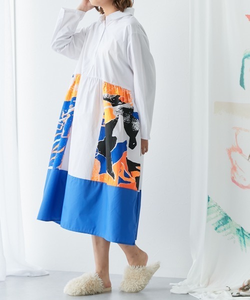 カラフルルームワンピース（ルームウェア/パジャマ）｜QFORON（キュフォロン）のファッション通販 - ZOZOTOWN