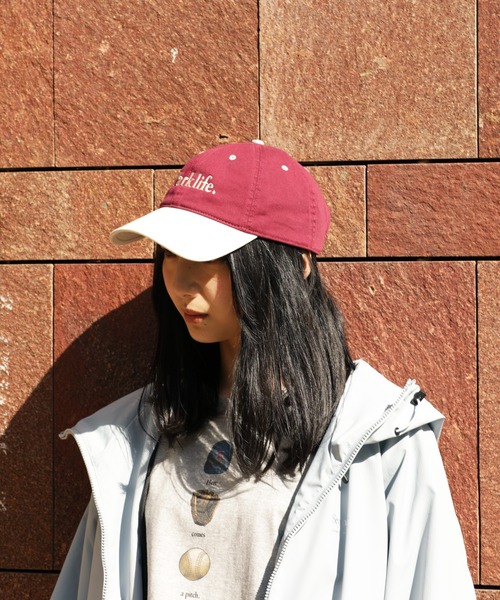 Seymour.（シーモア）の「【Seymour./シーモア】 "Parklife" EMBROIDERY 2TONE CAP（キャップ ...