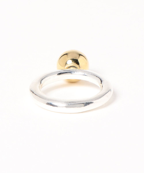 ear PAPILLONNER（イアパピヨネ）の「【UBU paris(ウブ)】ゴールドパーツリング（リング）」 - WEAR