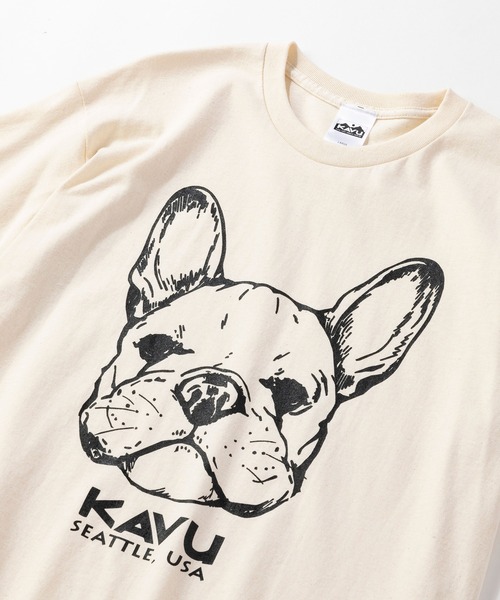 KAVU（カブー）の「KAVU/カブー Dog Tee/ドッグティー（Tシャツ/カットソー）」 - WEAR