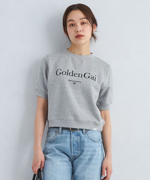 green label relaxing（グリーンレーベルリラクシング）の「＜Tanacana＞ロゴ スウェット ショートスリーブ プルオーバー（Tシャツ/カットソー）」 - WEAR