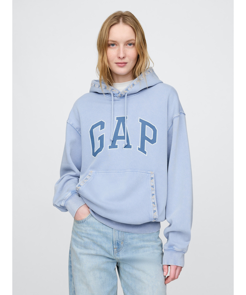 GAP（ギャップ）の「ヴィンテージソフト オーバーサイズ GAPロゴパーカー(ユニセックス)（パーカー）」 - WEAR