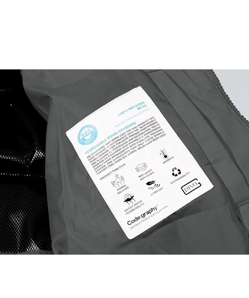 codegraphy（コードグラフィー）の「【UNISEX】Code:graphy／UTILITYダウンジャケット（ダウンジャケット/コート）」 - WEAR