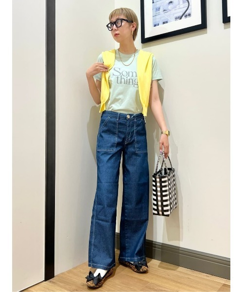 SOMETHING（サムシング）の「【SOMETHING】COOLワイドパンツ（デニムパンツ）」 - WEAR