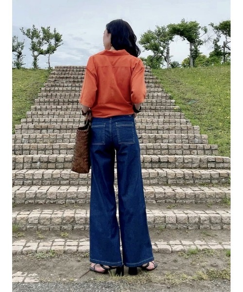 SOMETHING（サムシング）の「【SOMETHING】COOLワイドパンツ（デニムパンツ）」 - WEAR