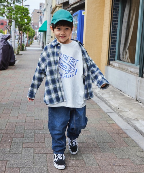 PAIRMANON STREET（ペアマノンストリート）の「【PAIRMANON STREET】ワイド テーパード ストレッチ デニム パンツ（デニムパンツ）」 - WEAR