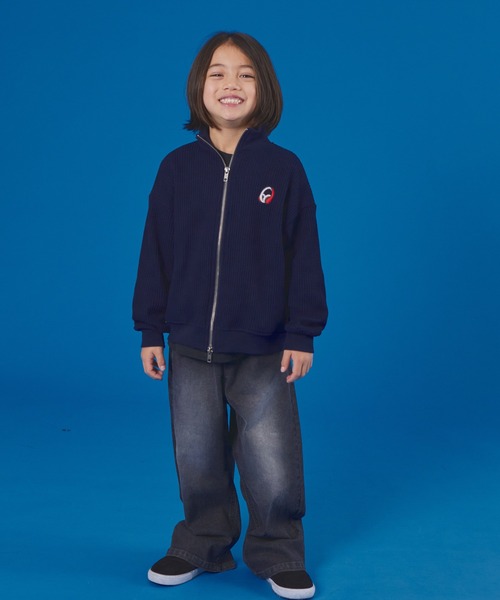 PAIRMANON STREET（ペアマノンストリート）の「【PAIRMANON STREET】長袖 ワッフル ドライバーズ ジップ カーディガン（カーディガン/ボレロ）」 - WEAR