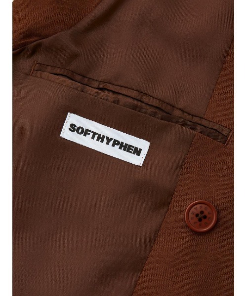 SOFTHYPHEN（ソフトハイフン）の「DOUBLE BREASTED NO SLEEVE JACKET（Tシャツ/カットソー）」 - WEAR