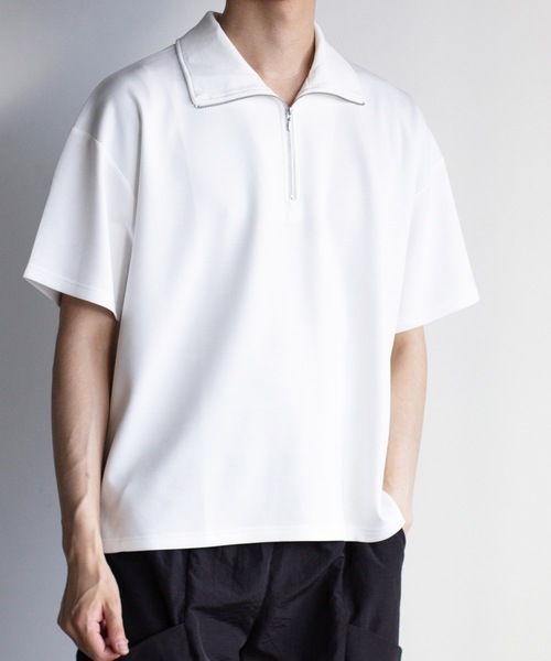【セール】COMMONWARE:ダンボールニットハーフジップ S/S（Tシャツ/カットソー）｜COMMON WARE（コモンウェアー）のファッション通販 - ZOZOTOWN