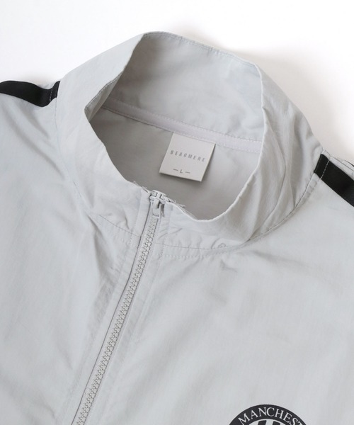 Lazar（ラザル）の「Nylon Game Shirt Track Jacket/オーバーサイズ ナイロン ユニフォームデザイン ゲーム ...