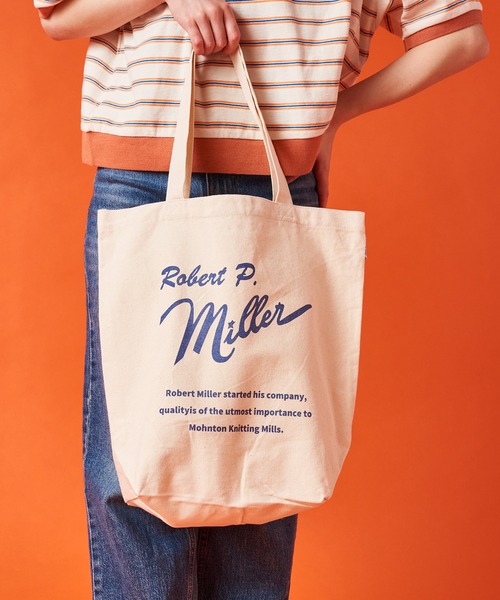 MILLER（ミラー）の「【Robert P. Miller】ロバートピーミラープリントロゴトートバッグ R1345（トートバッグ）」 - WEAR