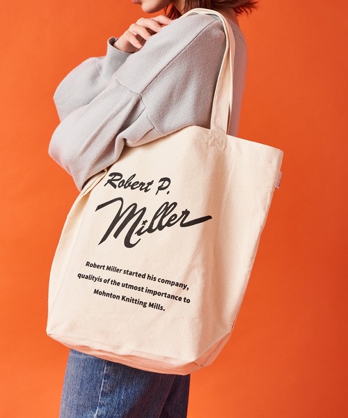 MILLER（ミラー）の「【Robert P. Miller】ロバートピーミラープリントロゴトートバッグ R1345（トートバッグ）」 - WEAR