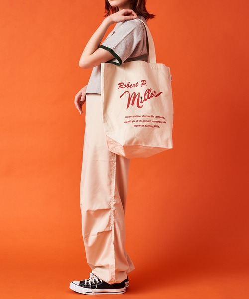 MILLER（ミラー）の「【Robert P. Miller】ロバートピーミラープリントロゴトートバッグ R1345（トートバッグ）」 - WEAR
