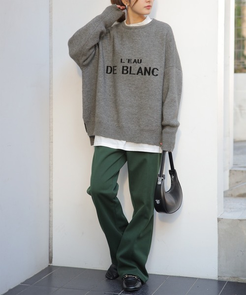 SNS映え「おしゃロゴ」ニット ZOZO先行！新色発売 （ニット/セーター）｜HUG.U（ハグユー）のファッション通販 - ZOZOTOWN