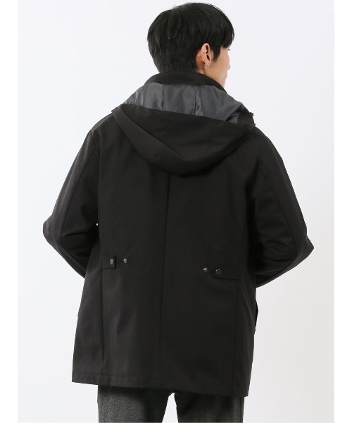 3WAY フード脱着 ライナー付き】m.f.エディトリアルメンズ ハーフ