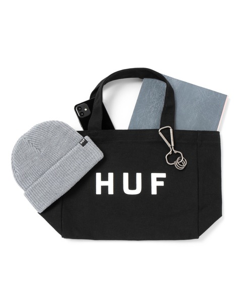 HUF（ハフ）の「HUF OG LOGO TOTE BAG S / HUF トートバッグ（トートバッグ）」 - WEAR