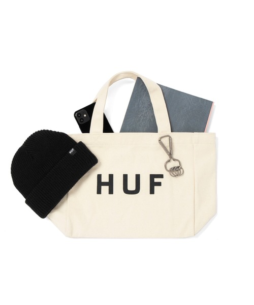 HUF（ハフ）の「HUF OG LOGO TOTE BAG S / HUF トートバッグ（トートバッグ）」 - WEAR