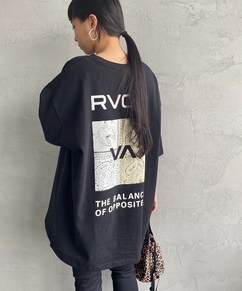 RVCA（ルーカ）の「[RVCA/ルーカ] BANDANA バックプリントTシャツ（Tシャツ/カットソー）」 - WEAR