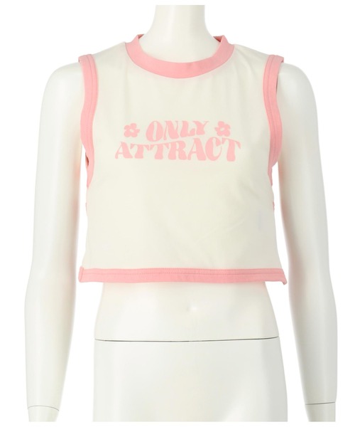 ANAP GiRL（アナップガール）の「【ANAPGiRL×mochu】コラボバイカラーバッグリボンタンクトップ（タンクトップ）」 - WEAR