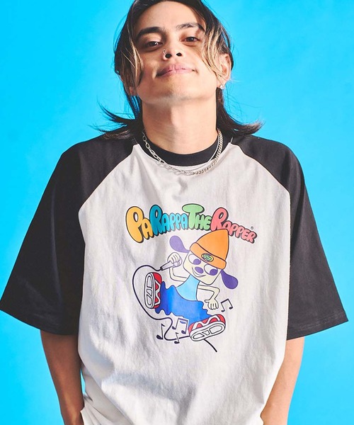 『PaRappa the Rapper/パラッパラッパー』ダンシングパラッパロゴラグランTEE（Tシャツ/カットソー）｜SILVER ...