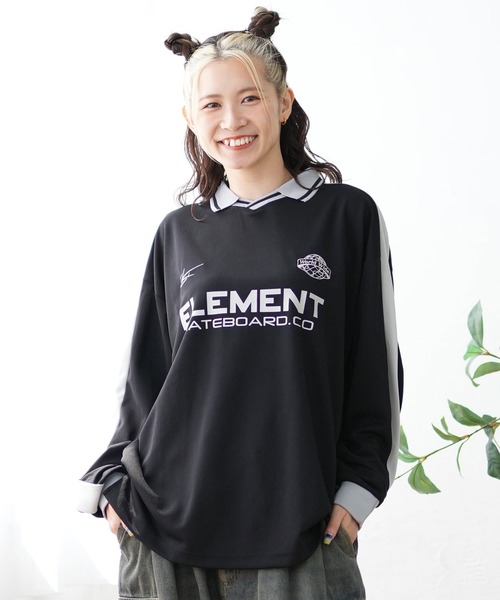 ELEMENT（エレメント）の「ELEMENT/エレメント ゲームシャツ ロンT BE024-152（Tシャツ/カットソー）」 - WEAR