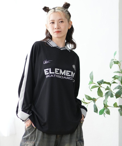 ELEMENT（エレメント）の「ELEMENT/エレメント ゲームシャツ ロンT BE024-152（Tシャツ/カットソー）」 - WEAR