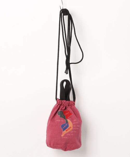 HOUSTON（ヒューストン）の「HOUSTON / EMB PIGMENT EFFECT BAG / 6878/ 6879（ショルダーバッグ ...