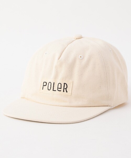 POLeR（ポーラー）の「POLeR/ポーラー FURRY FONT COTTON 6P CAP ファーリーフォント コットン 6パネル キャップ（キャップ）」 - WEAR