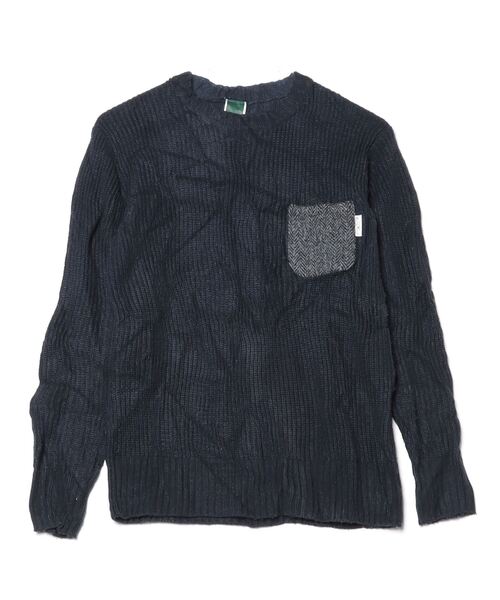 【セール/ブランド古着】長袖ニット【BASECONTROLコラボ】（ニット/セーター）｜HARRIS TWEED（ハリスツイード）のファッション通販 - ZOZOUSED