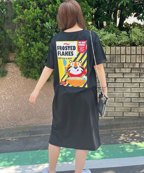 GLAMOROUS JANE（グラマラスジェーン）の「KelloggバックプリントBIGTシャツワンピース（ワンピース）」 - WEAR