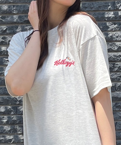 GLAMOROUS JANE（グラマラスジェーン）の「KelloggバックプリントBIGTシャツワンピース（ワンピース）」 - WEAR