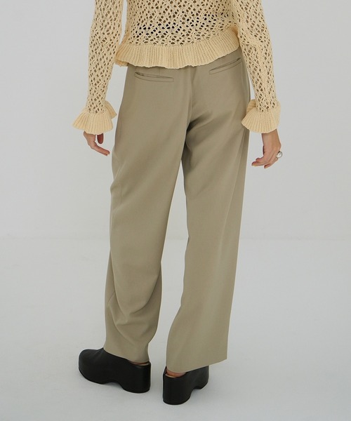 CLANE（クラネ）の「BASIC TUCK PANTS（スラックス）」 - WEAR