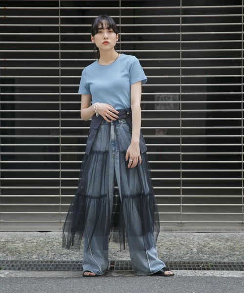 KBF（ケイビーエフ）の「ポケットベルトSETチュールスカート（スカート）」 - WEAR