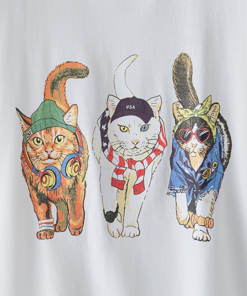 CORISCO（コリスコ）の「【CORISCO/コリスコ】アニマル柄プリントTシャツ（Tシャツ/カットソー）」 - WEAR