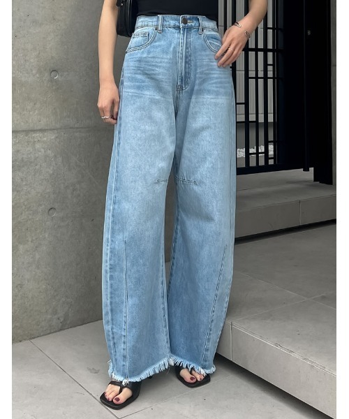 【ブランド古着】加工デニムパンツ（デニムパンツ）｜Re:EDIT（リエディ）のファッション通販 - ZOZOUSED